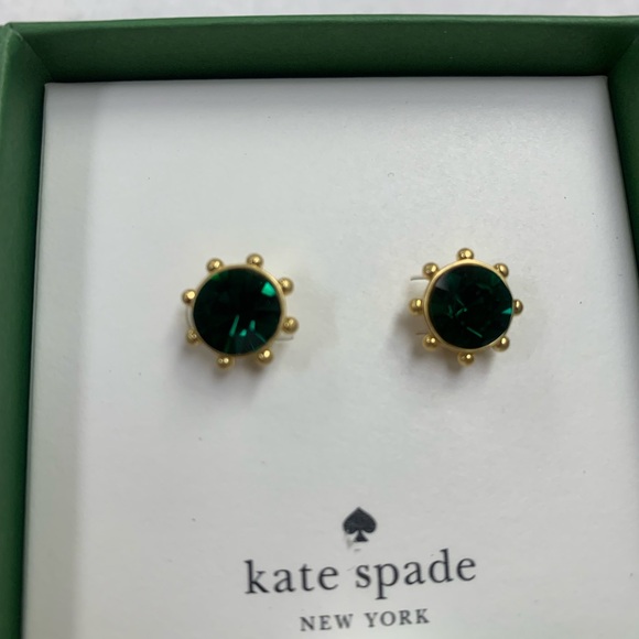 kate spade | Jewelry | Kate Spade Flying Colors Bezel Stud Earrings In ...
